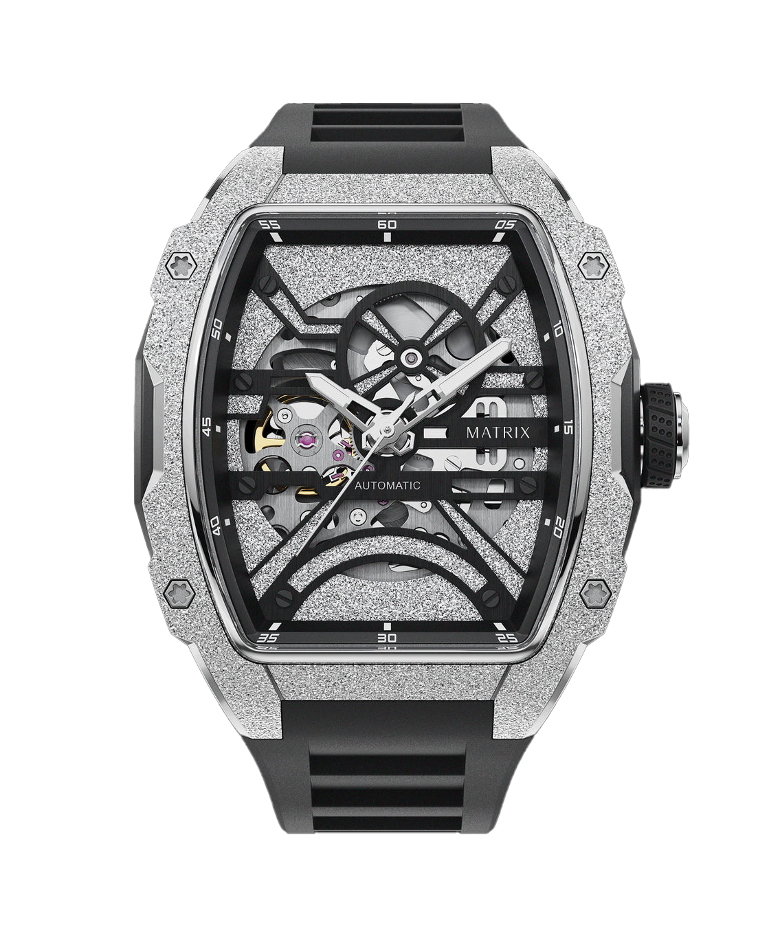 ASTRO SKELETON ABYSS SILVER– MATRIX WATCHES