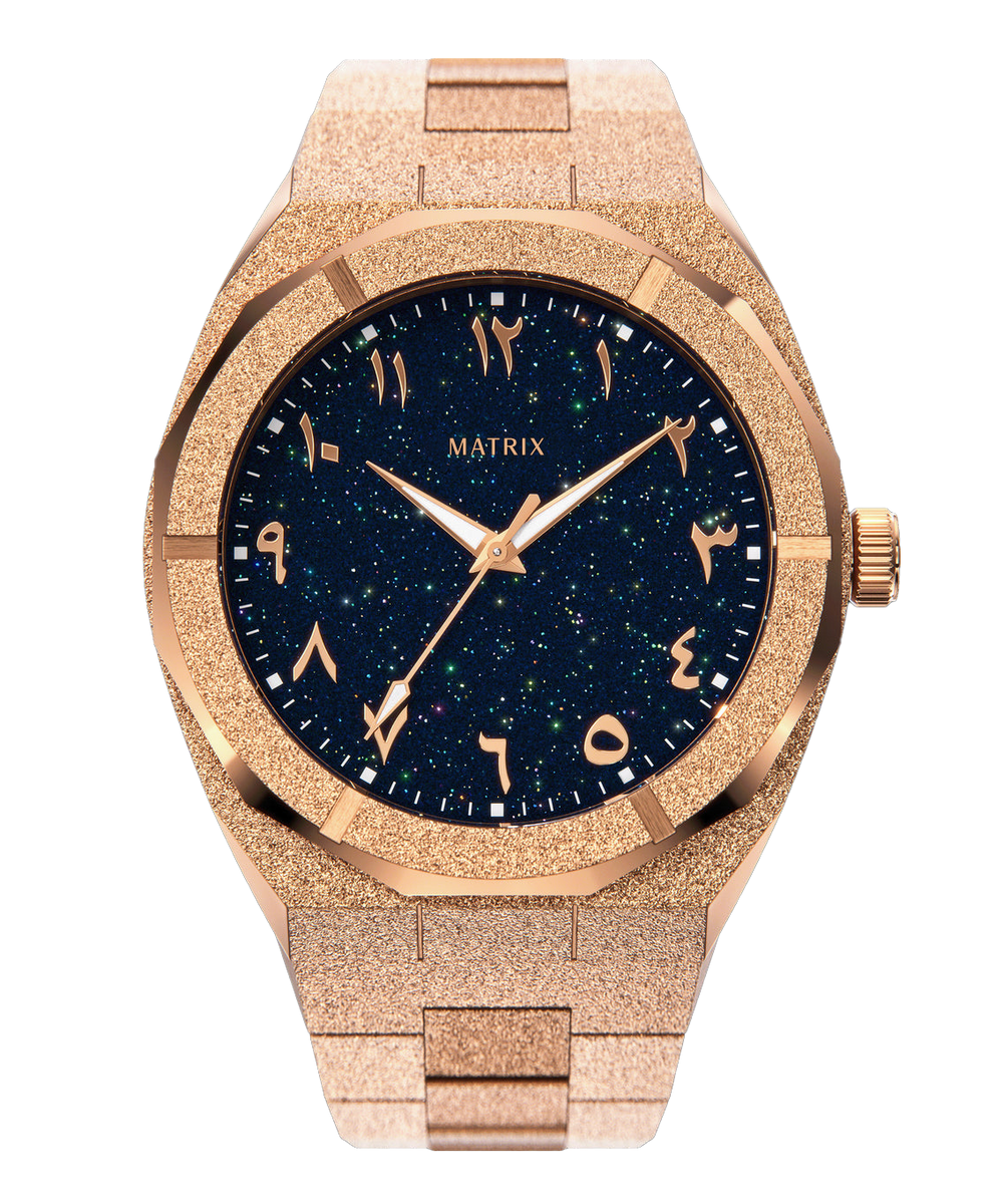 FROSTED STAR DUST DESERT GOLD– MATRIX WATCHES